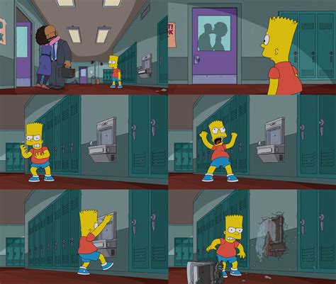 The Simpsons Bart Gets Angry Over Ms Peyton By Dlee1293847 On Deviantart