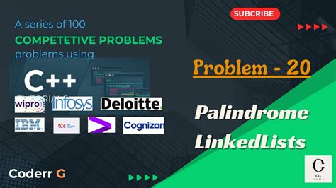 Check If A Linked List Is A Palindrome Easy Algorithm Tutorial Youtube