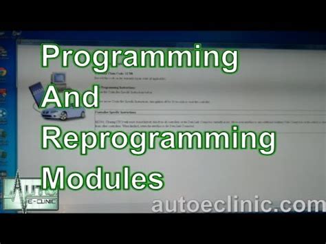 How To Program And Reprogram OBD 2 Modules Example Code P0326 Knock Sensor YouTube