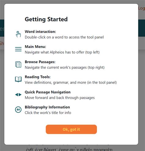 Need To Update The Help Getting Started For Mobile · Issue 119 · Alpheios Projectalpheios