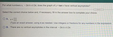 Solved For What Numbers X SXS Does The Graph Of Y Chegg Com
