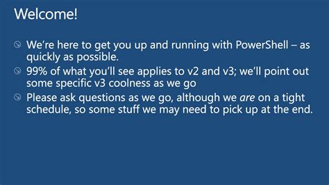 Windows Powershell Crash Course Ppt Download