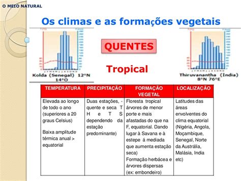 Climas E Formações Vegetais