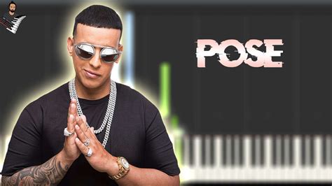 Daddy Yankee Pose Instrumental Piano Tutorial Partitura