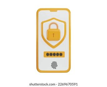 Phone Secure Lock Screen Data Protection Stock Vector Royalty Free 2269670591 Shutterstock