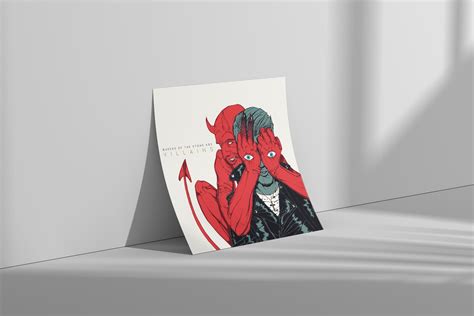 Qotsa Villains Album Cover Poster Rock Music Wall Art Etsy