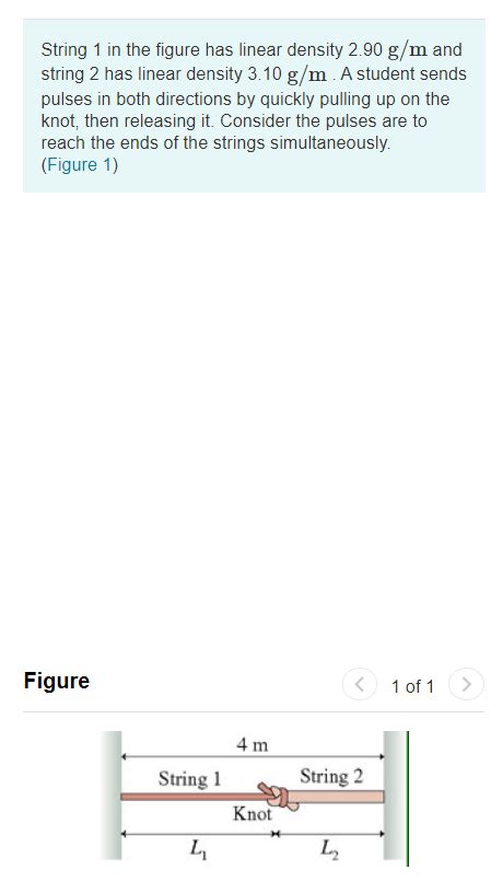Answered String 1 In The Figure Has Linear Bartleby