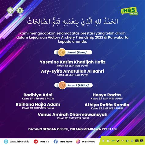 Smp Ihbs Putri Juara Archery Informasi 08118719806