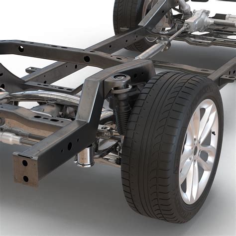 섀시 리지드 2가있는 Suv 프레임 3d 모델 3d 모델 159 Max Free3d