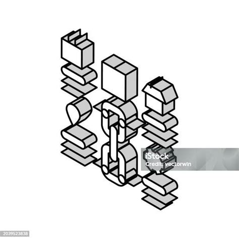 공급망 계획 물류 관리자 아이소 메트릭 아이콘 벡터 일러스트 레이 션 경영자에 대한 스톡 벡터 아트 및 기타 이미지 경영자 계획 공급망 Istock