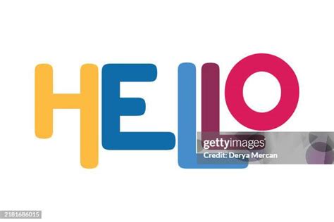 Hello Letteringabstract Lettering Vector Stock Illustration High Res Vector Graphic Getty Images