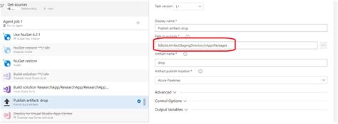 Azure Devops Building A Xamarin App Using A Dev Ops Pipeline Build Completes Publish Fails