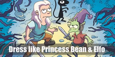 Princess Bean Elfo Disenchantment Costume For Halloween