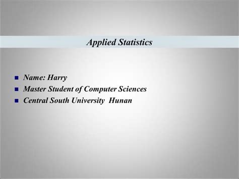 Applied Statistics Sampling And Sampling Distributions Ppt