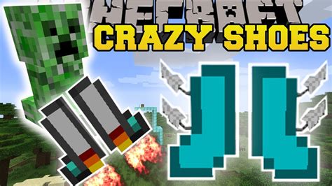 Minecraft Crazy Shoes Flying Shoes Gliding Shoes Jumping Shoes