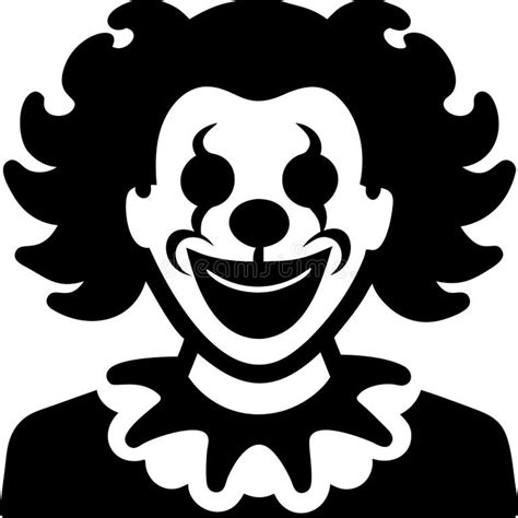 Spooky Clown Vector Art For Halloween And Horror Themes Stock Image Illustration Of Fright
