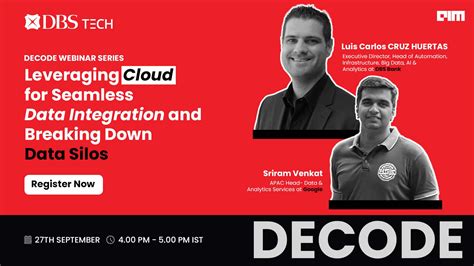 The Decode Webinar Leveraging Cloud To Break Data Silos For Seamless