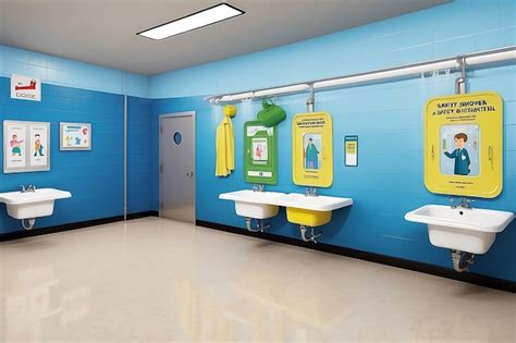 Premium Photo Detailed Illustration Of Lab Equipment Storage Cabinets With Labeled Compartments