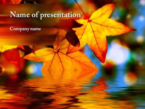Autumn Powerpoint Template Autumn Awesome Powerpoint With Regard To Free Fall Powerpoint