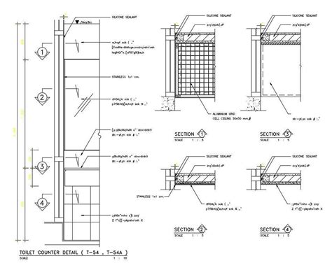 Cross Section Details Of The Wall Extended Model Of Wall Hospital Building Is Given In The Form