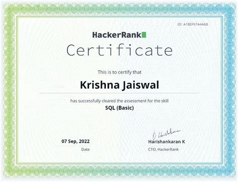 Krishna Jaiswal On Linkedin Sql Mysql Hackerrank Dataanalysis