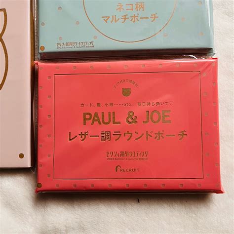Paulandjoe ポーチ3点＋エコバッグ1点 ゼクシィ付録 ポールandジョー｜paypayフリマ