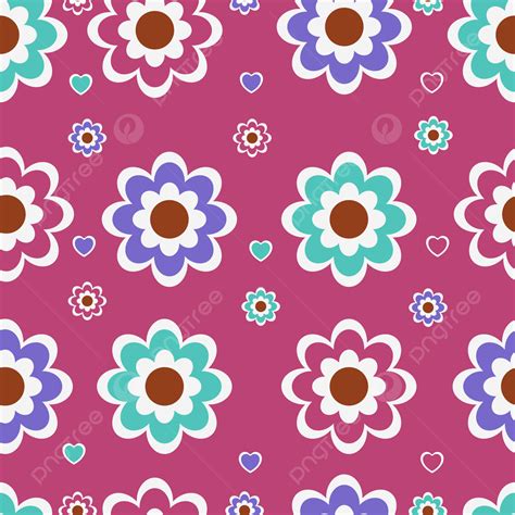 Cute Floral Pattern Background Seamless Floral Pattern Background