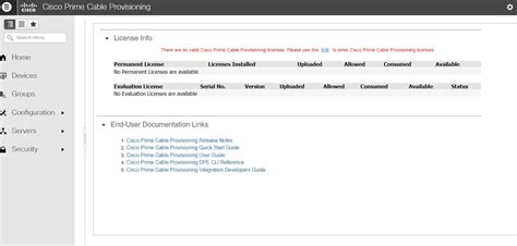 Cisco Prime Cable Provisioning User Guide Prime Cable Provisioning Interfaces Support