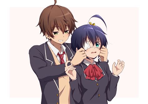 Rikka And Yuuta Wallpaper