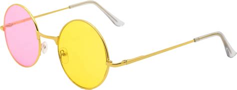 Asvp Shop Spamton Pink And Yellow Round Circle Sunglasses
