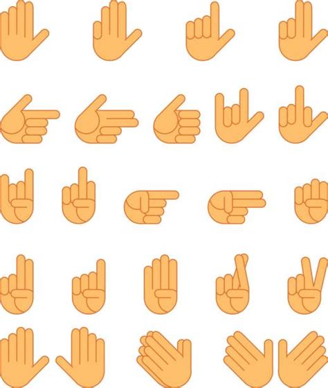 Pointing Finger Emoji Illustrations Royalty Free Vector Graphics