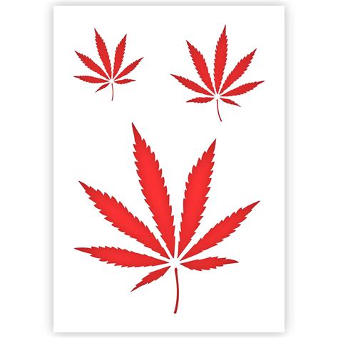 Weed Plant Stencil