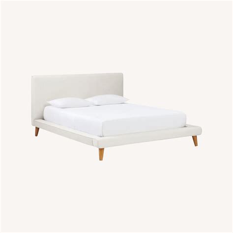 West Elm Upholstered Platform Bed Aptdeco