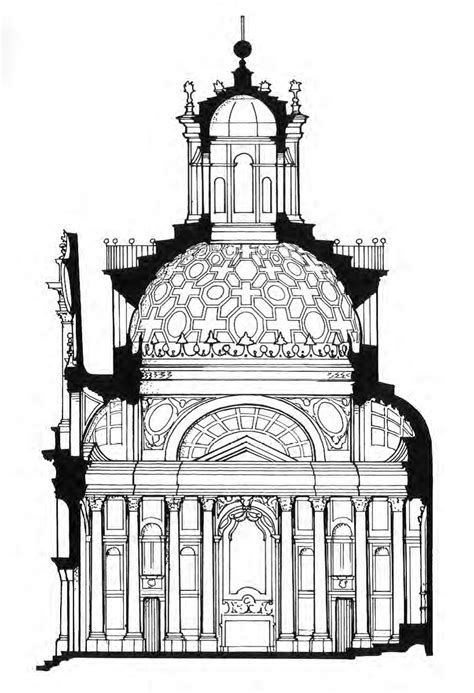 Baroque Architecture Drawing Free Download On Clipartmag