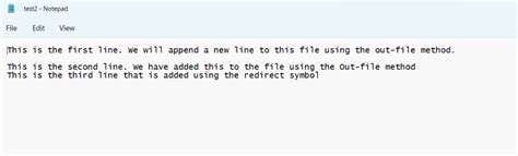 Append Content To A File Using Powershell