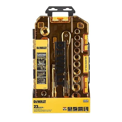 Juego De Dados De 1 2″ 23pzs Dewalt Dwmt73813 Master Industrial
