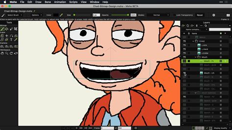 Designing Bitmap Characters In Moho 13