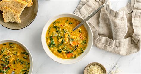 Tuscan White Bean Soup With Kale Grateful Grazer