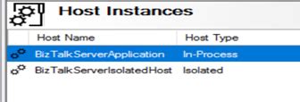 BizTalk Host Host Instances BizTalk World