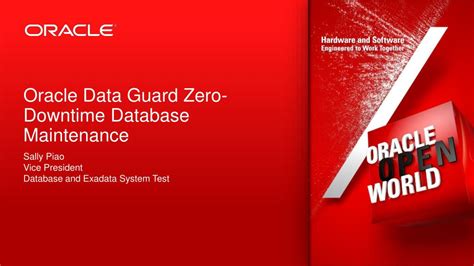 Ppt Oracle Data Guard Zero Downtime Database Maintenance Powerpoint
