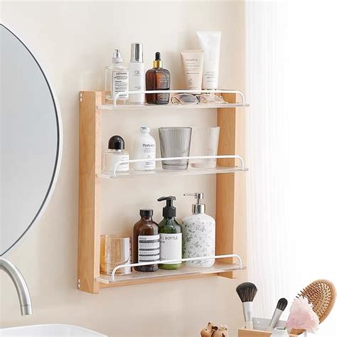 [pre Order] ชั้นวางห้องน้ำ ชั้นวางติดผนัง ชั้นวางของ ชันวางมินิมอล ชั้นวางติดผนัง Line Shopping