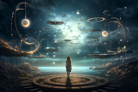 Premium Ai Image A Digital Artwork Exploring The Concepts Of Dreams