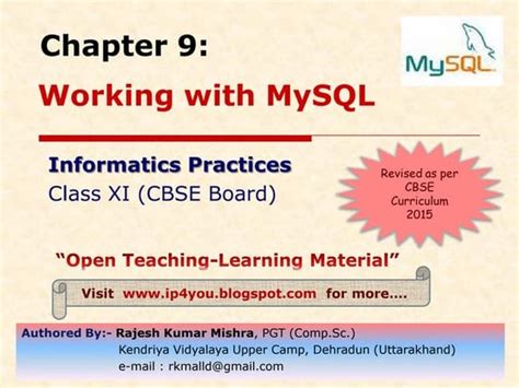 Class Xii Unit Iii Sql And Mysql Notes0pdf