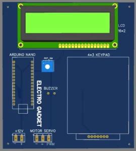 Arduino Based Door Lock System With Password Buy Online Electronic Component I Robotic