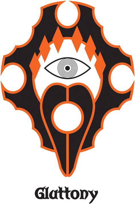 Gluttony Symbol Stock Vektorgrafik „gluttony Seven Deadly Sins