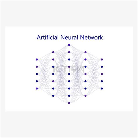 神经网络模型 神经元之间具有细突触素材图片免费下载 千库网