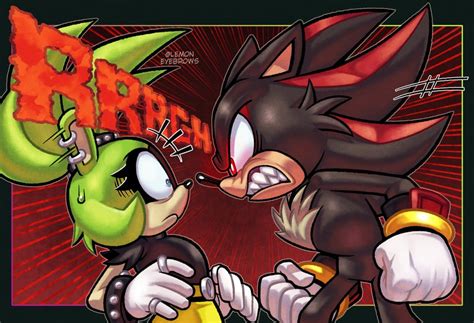 Shadow The Hedgehog And Surge The Tenrec Sonic Drawn By Lemon