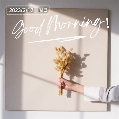 2月12日早安图片最新图片2023 周日早上好图片新版2023 配图网