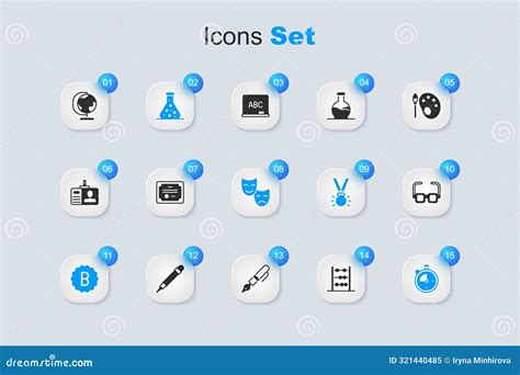 Set Abacus Certificate Template Test Tube Exam Paper With Incorrect Answers Stopwatch