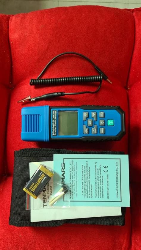 Static Field Meter Electrostatic Field Meter Esd Meter Electrostatic Tester Tenmars Tm 291